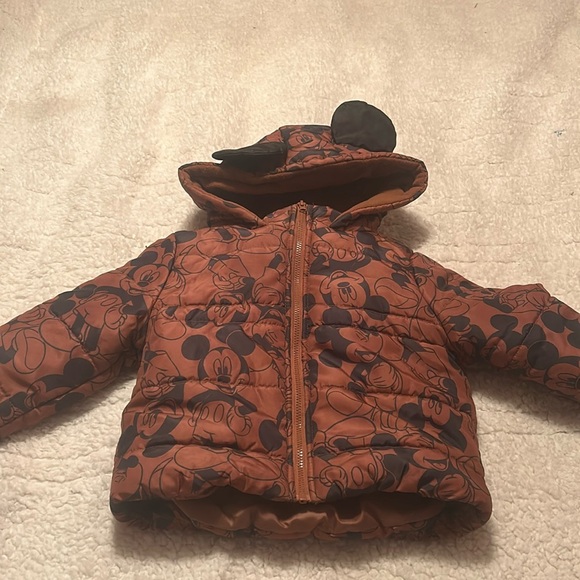Disney | Jackets & Coats | Disney Junior Mickey Mouse Jacket With Hood ...